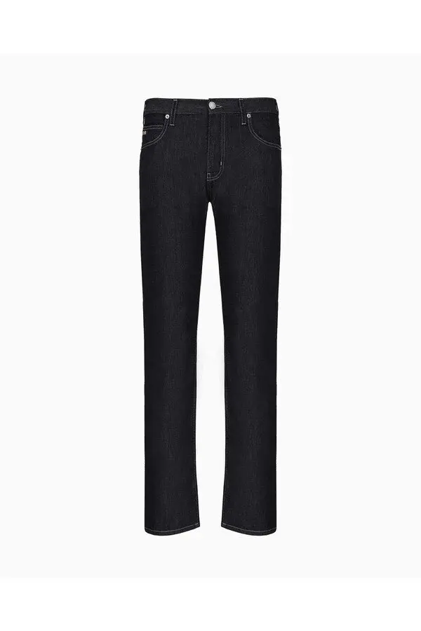 Emporio Armani J45 Regular-fit Denim Jeans - Blue