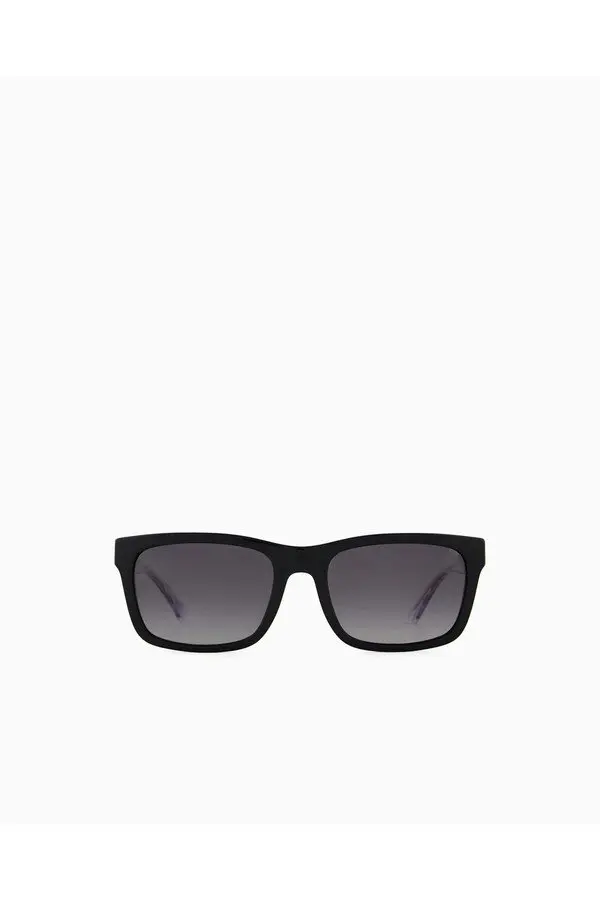 Emporio Armani Rectangular Sunglasses - Black