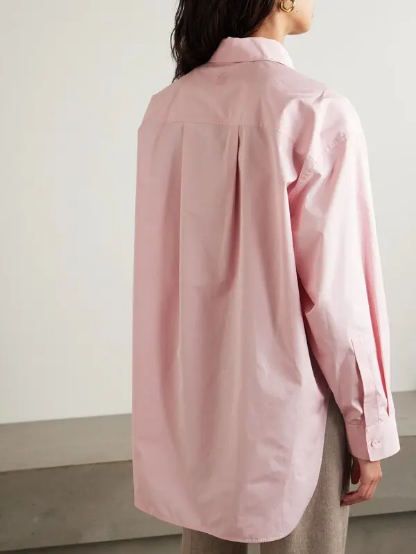 Loewe Cutout Cotton-poplin Shirt