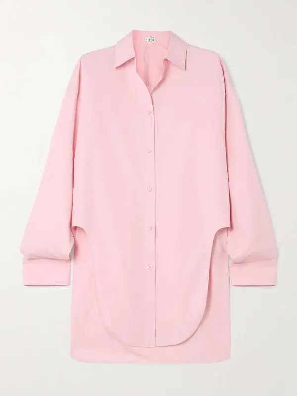 Loewe Cutout Cotton-poplin Shirt