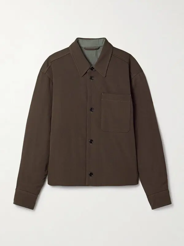 LEMAIRE Oversized Padded Wool-twill Jacket