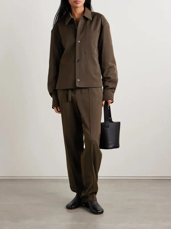 LEMAIRE Oversized Padded Wool-twill Jacket