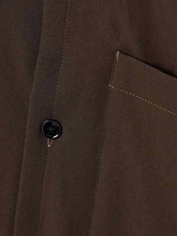 LEMAIRE Oversized Padded Wool-twill Jacket