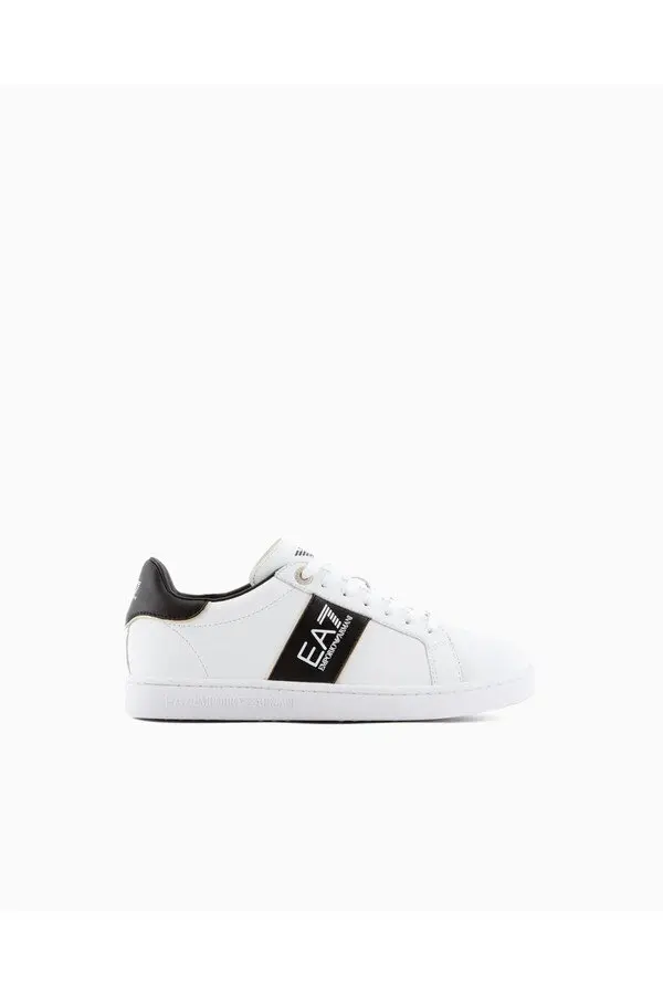 EA7 Classic Leather Sneakers