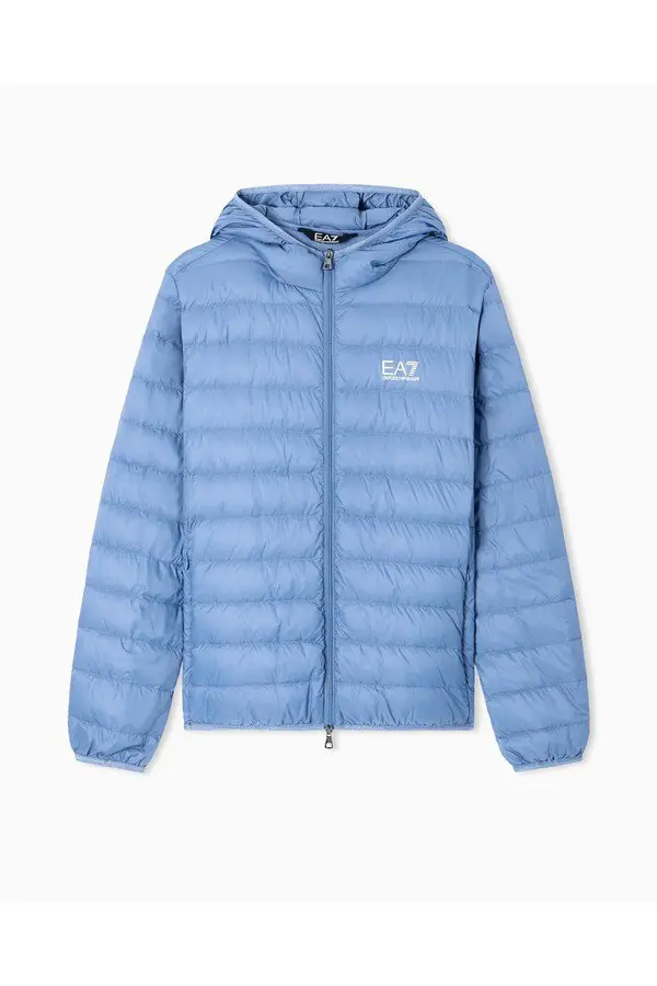 Emporio Armani Core Identity Packable Down Jacket - Blue