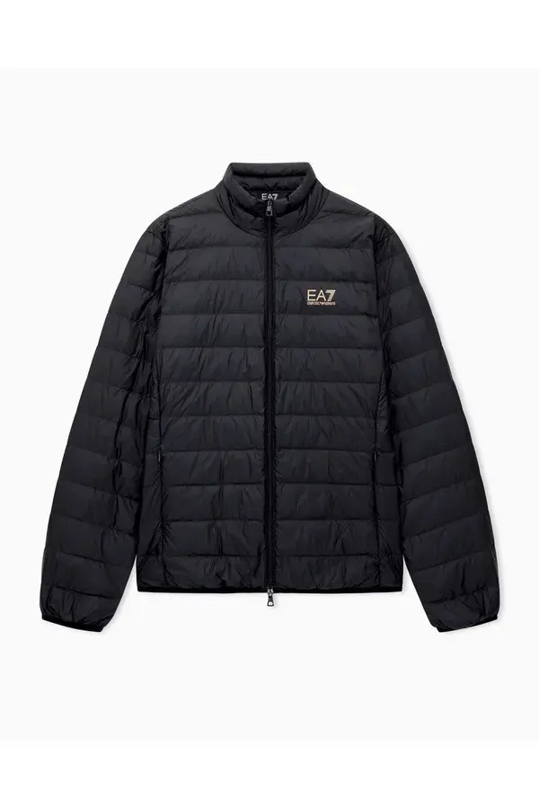 EA7 Core Identity Packable Down Jacket - Black