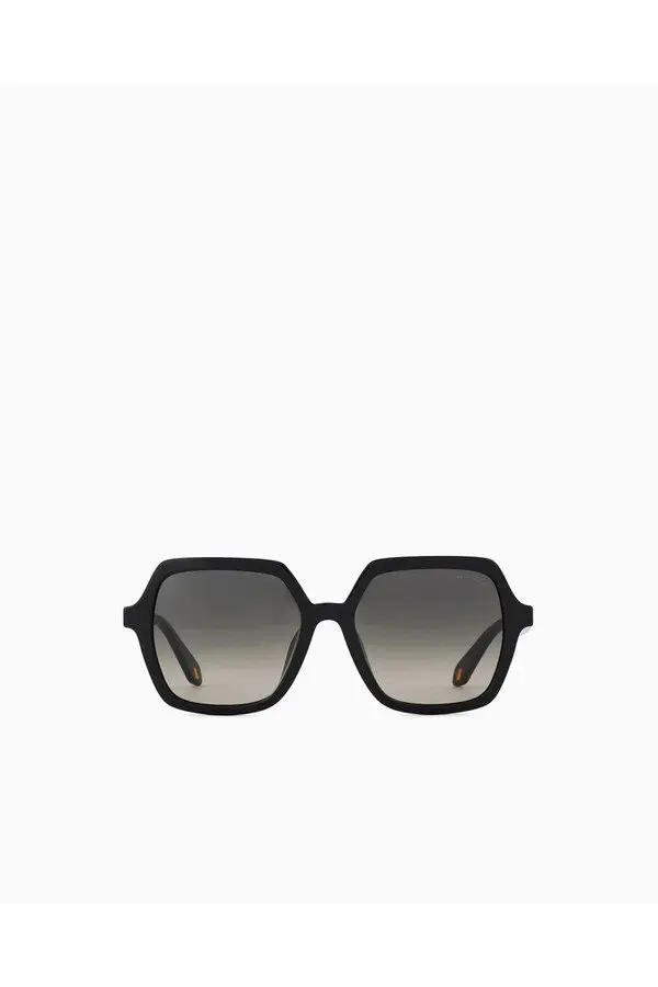 Giorgio Armani Square Sunglasses - Black