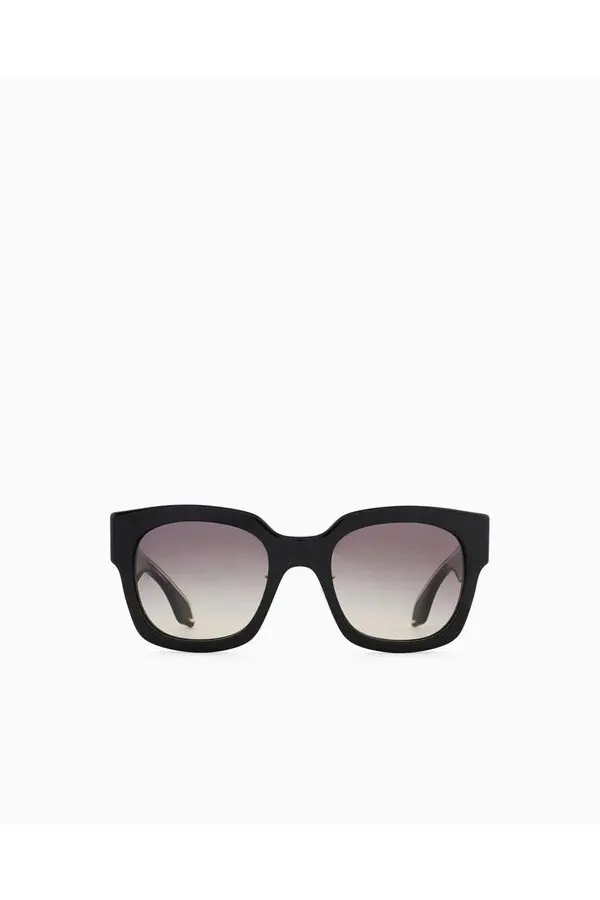 Giorgio Armani Square Frame Sunglasses - Black