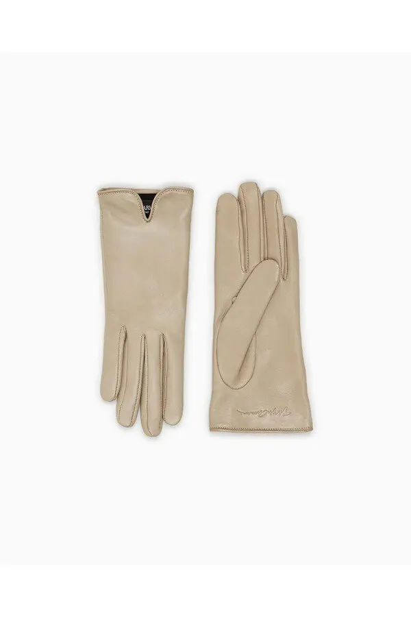 Giorgio Armani Nappa Leather Gloves