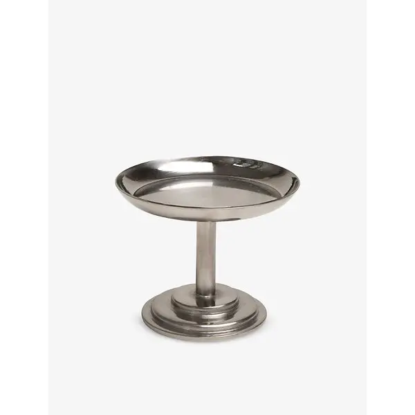 GOHAR WORLD Dessert Stem Stainless-steel Dishes Set Of Two