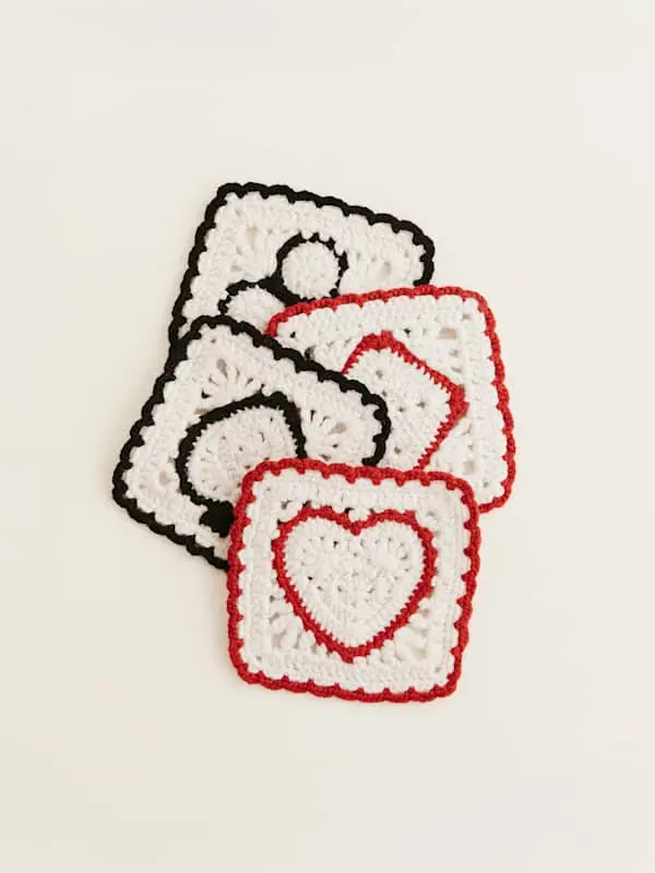 REFORMATION Aces Regenerative Wool Coasters