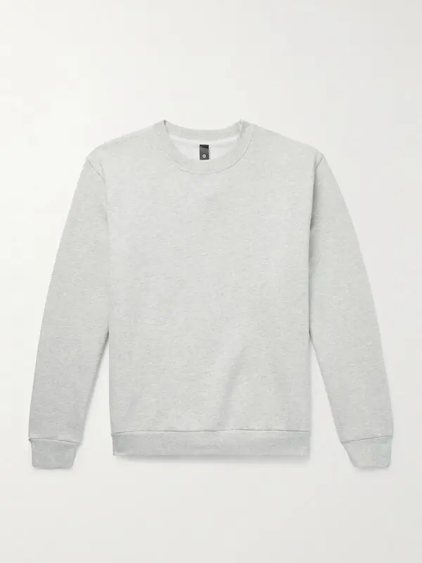 Lululemon Steady State Cotton-blend Jersey Sweatshirt - Gray