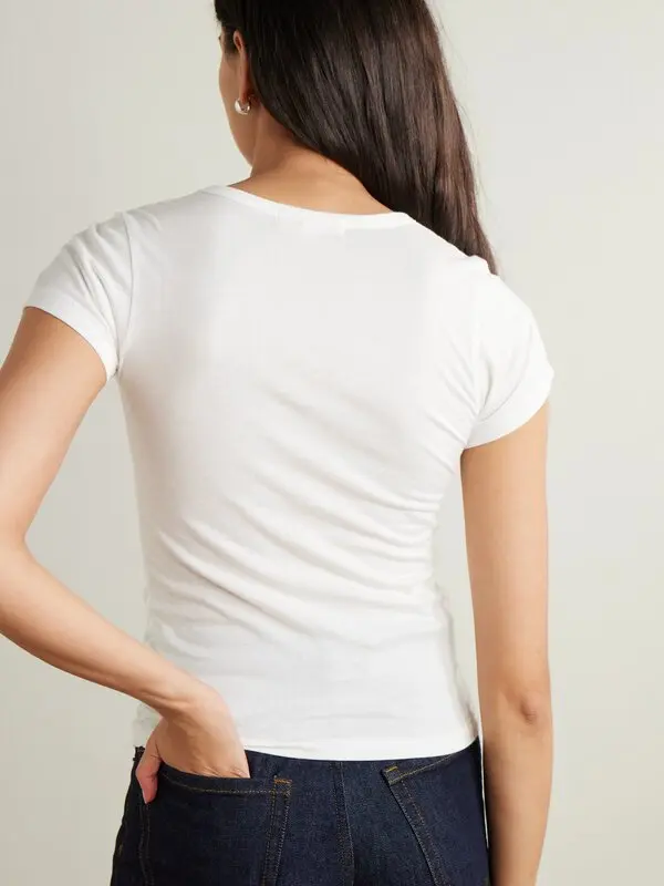 Eterne Short Sleeve Baby Tee - Neutrals