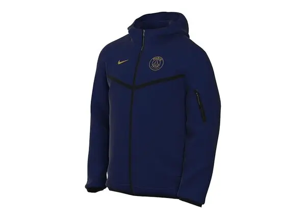 Nike Psg Sportswear Tech Fleece Hoodie - Blue