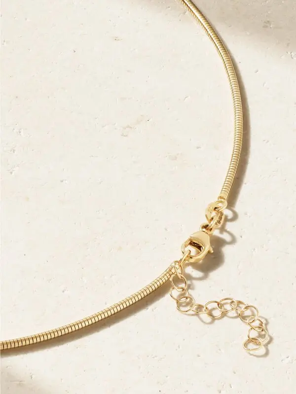 JENNA BLAKE Fringe 18-karat Rhodium-plated And Diamond Necklace