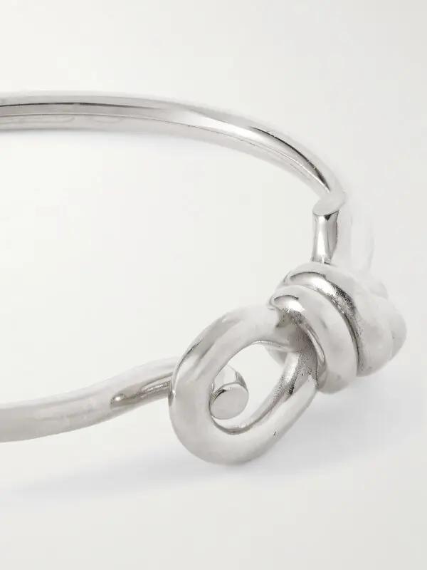 Bottega Veneta Knot Bracelet - Silver