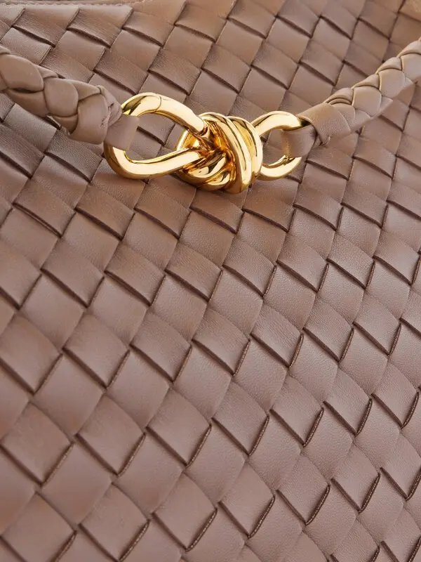 Bottega Veneta Andiamo Large Intrecciato Leather Tote - Brown
