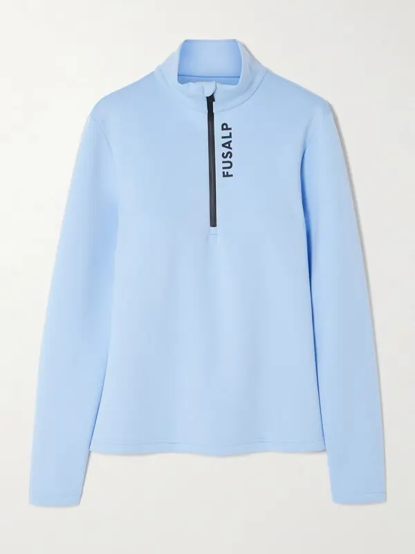 Fusalp Orion Stretch-jersey Turtleneck Base Layer - Blue