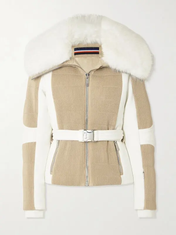 Fusalp Gitu Belted Ski Jacket - Neutrals