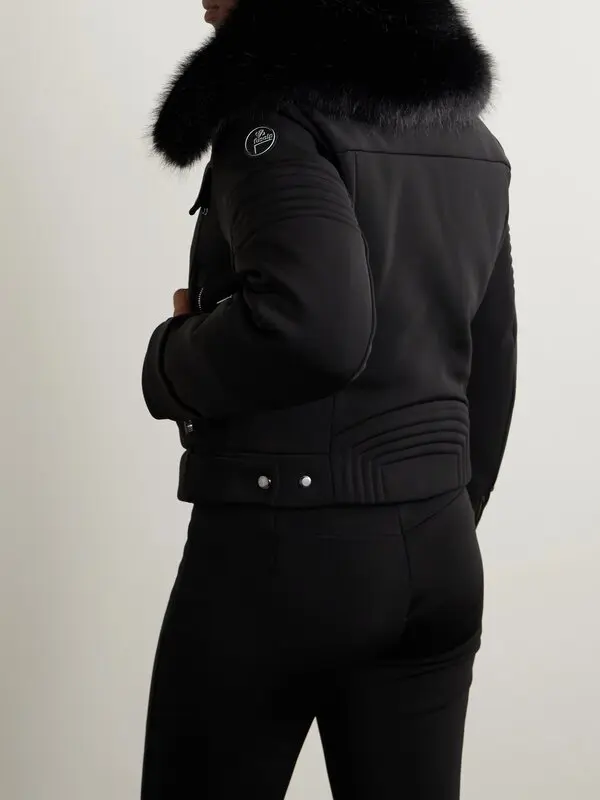 Fusalp Maeli Faux Fur-trimmed Hooded Ski Jacket