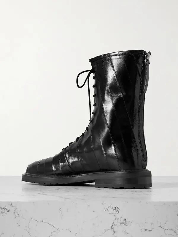 Legres 05 Paneled Eel Ankle Boots
