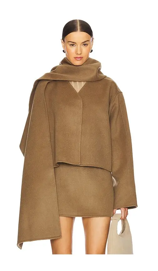 L'academie Milly Wool Jacket - Olive Green