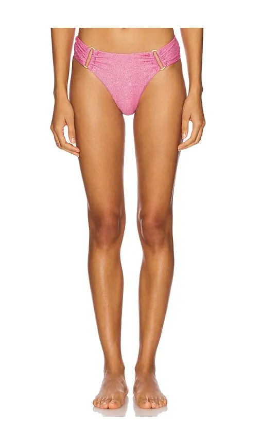 PQ Fanned Detail Bikini Bottom - Sorbet