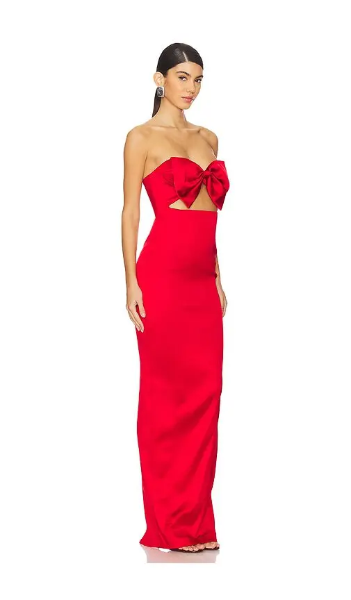 SAU LEE Esther Gown - Red