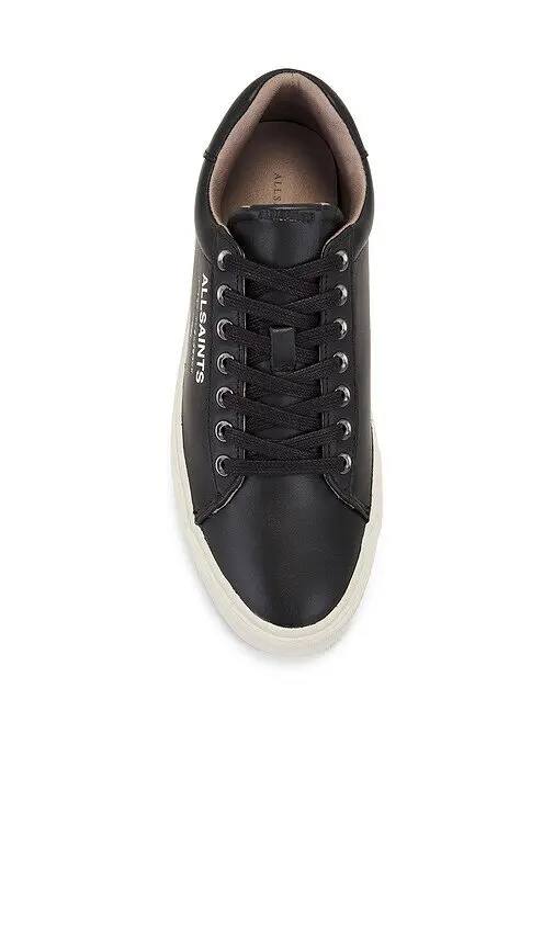 ALLSAINTS Underground Leather Low Top Sneakers - Black