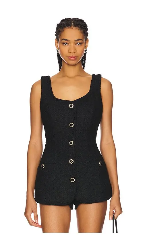 Majorelle Gabrielle Tweed Top