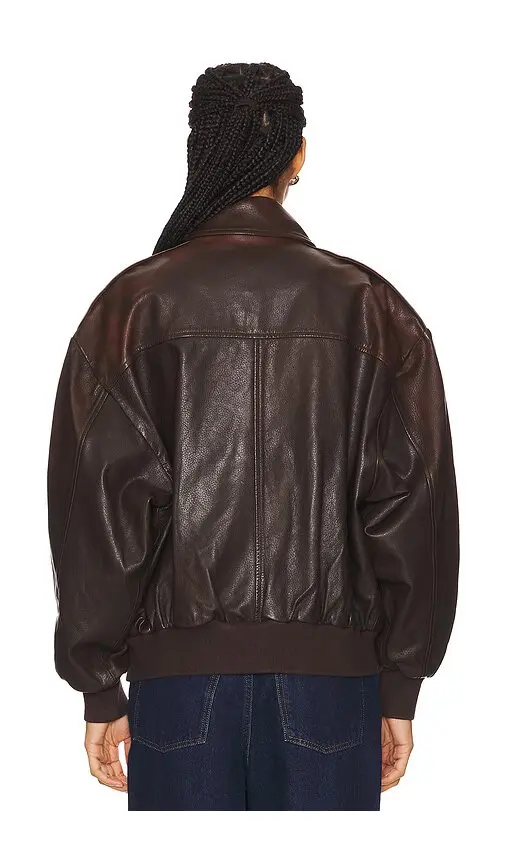 LAMARQUE Genuine Leather Jacket - Chocolate