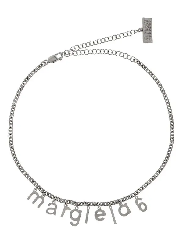 MAISON MARGIELA Logo Necklace - Silver