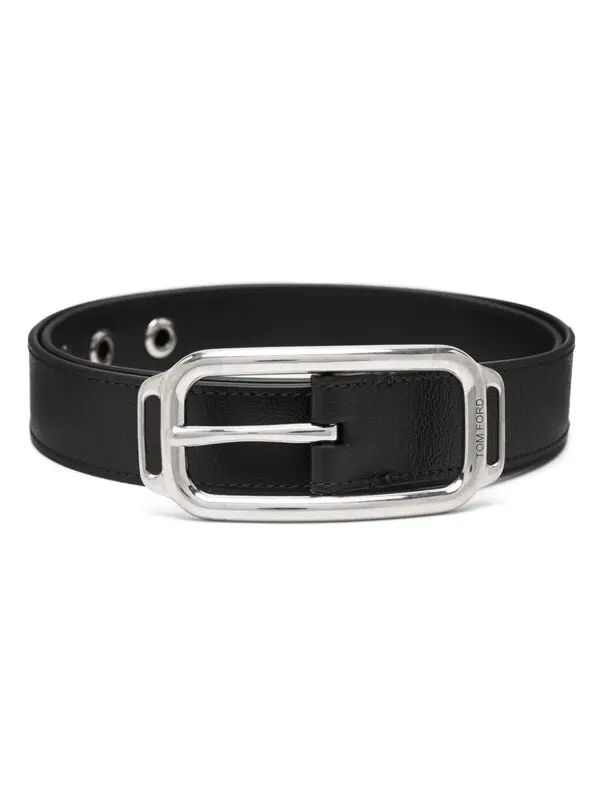 TOM FORD Stadium Buckle Belt - Black