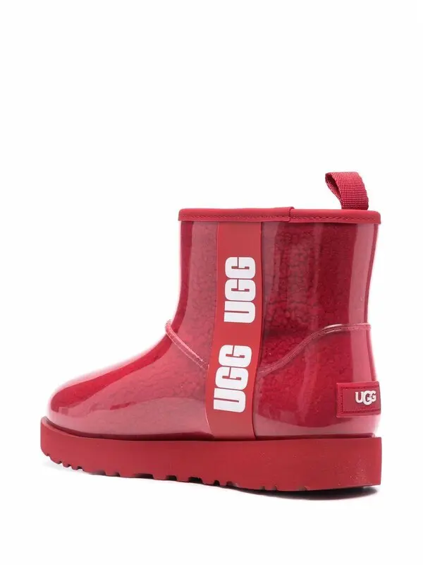 UGG Classic Clear Mini Boots - Red