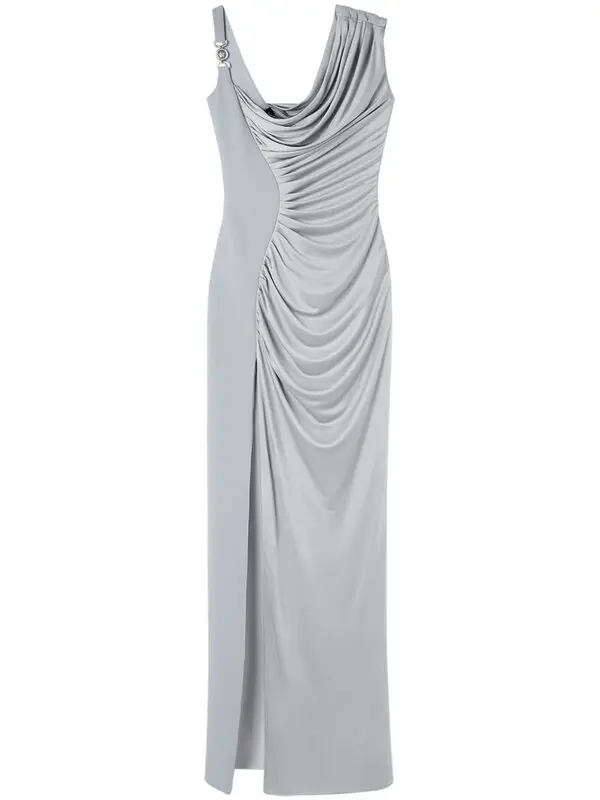 Versace Medusa '95 Draped Gown - Grey