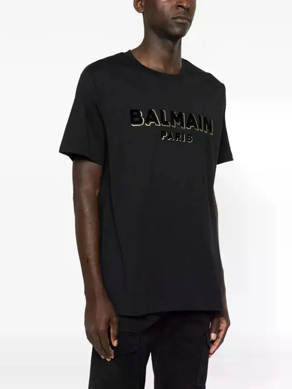 Balmain Logo-print Cotton T-shirt