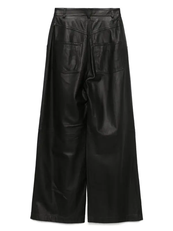 YVES SALOMON Leather Trousers