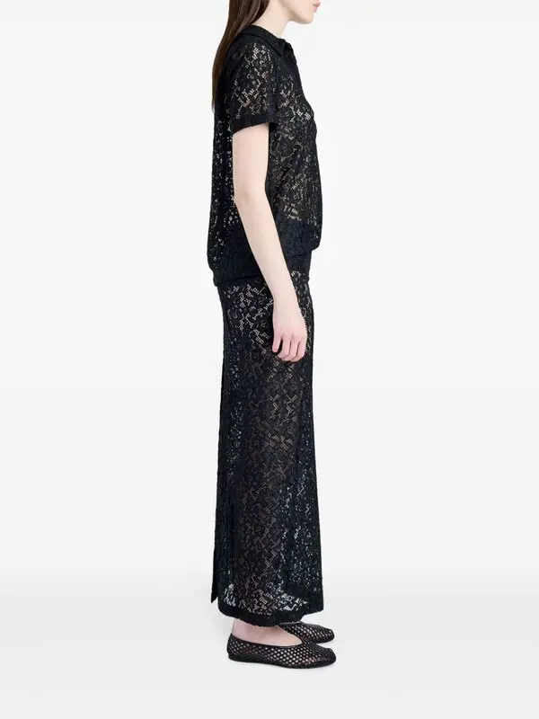 Proenza Schouler Jasmine Maxi Skirt - Black