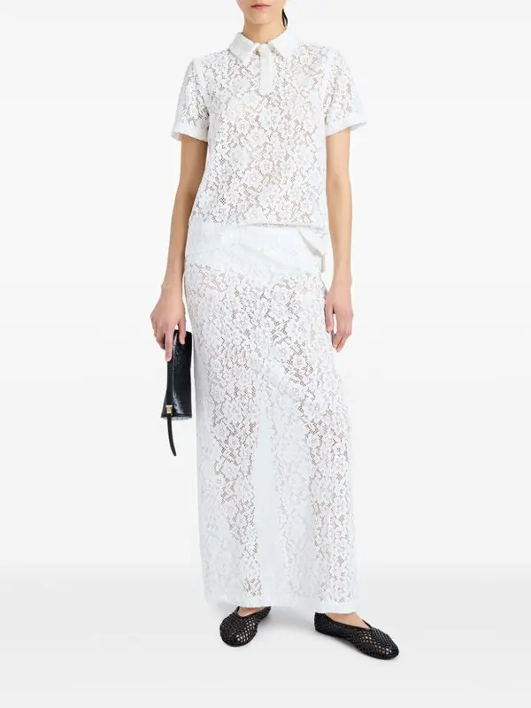 Proenza Schouler Jasmine Maxi Skirt - White