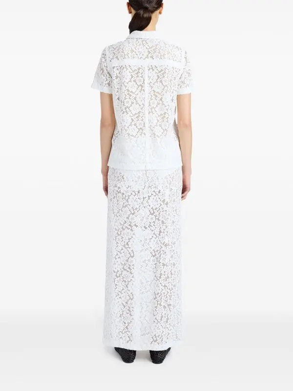 Proenza Schouler Jasmine Maxi Skirt - White