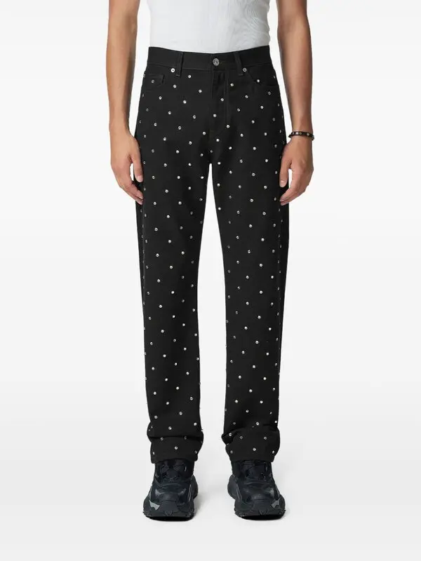 Versace Cielo Stellato Straight Leg Jeans