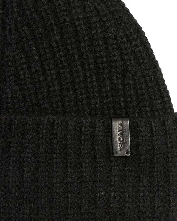 Vince Cashmere Shaker Stitch Knit Beanie