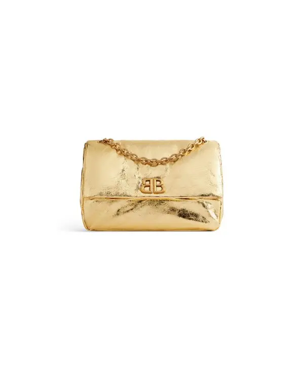 Balenciaga Monaco Small Chain Bag In Gold - 30% Off | Editorialist