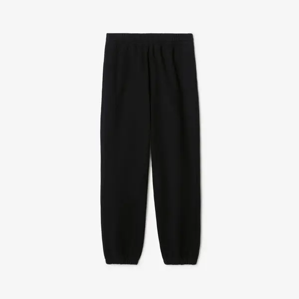 Burberry Check Label Cotton Jogging Pants