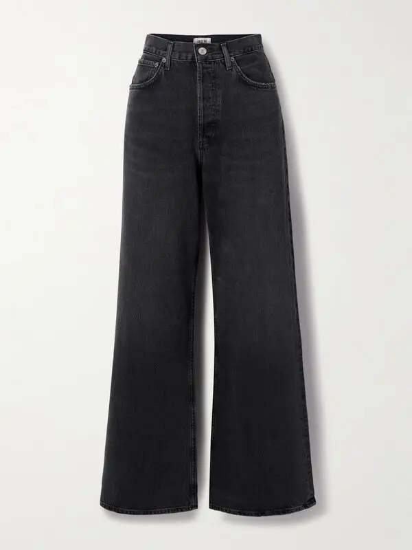 AGOLDE Dame High-rise Wide-leg Jeans