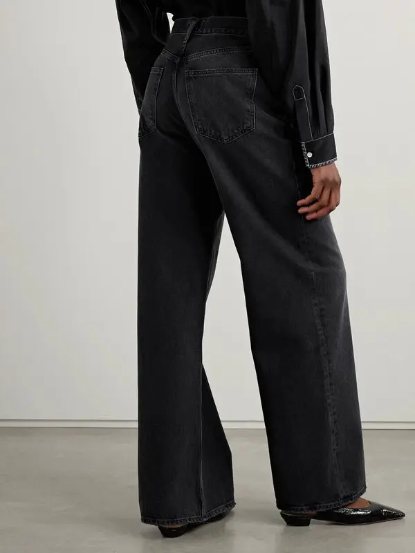 AGOLDE Dame High-rise Wide-leg Jeans
