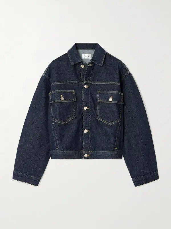 FRAME The Boxy Classic Denim Jacket