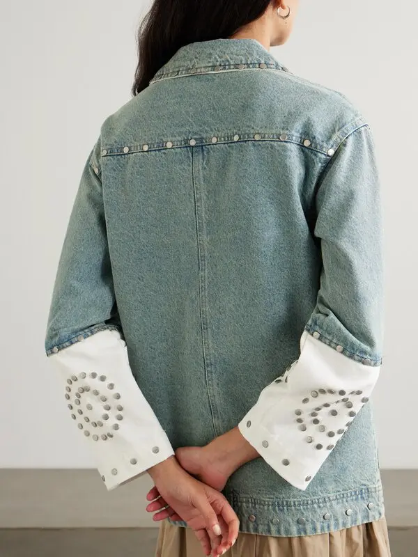 Sea Liam Studded Denim Jacket