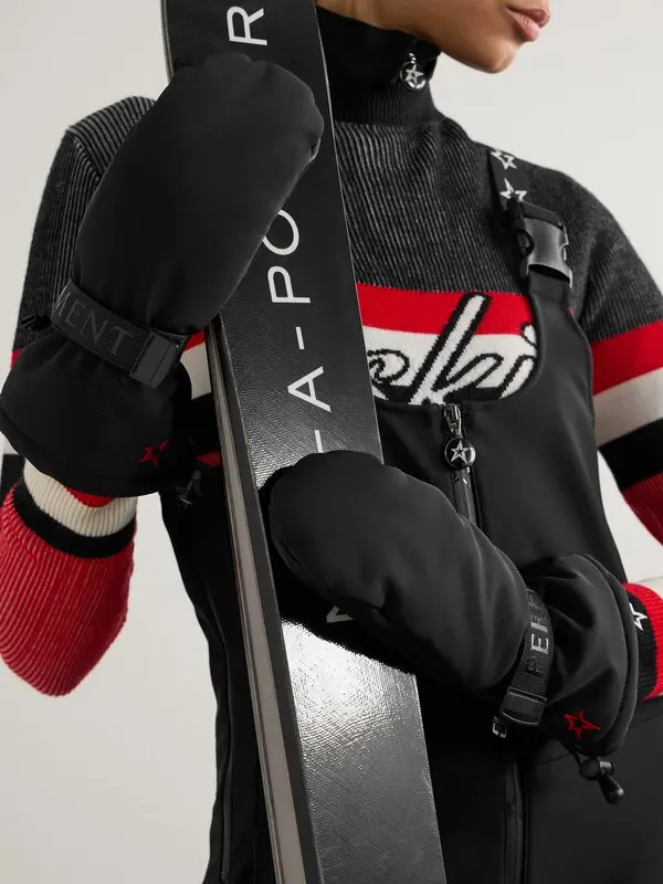 Perfect Moment Davos Mittens - Black