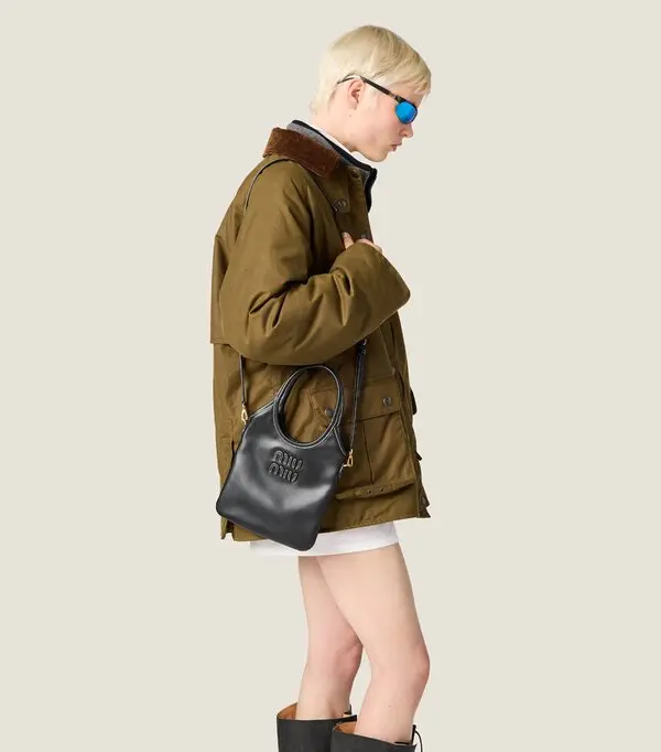 Miu Miu Calf Leather Ivy Tote Bag